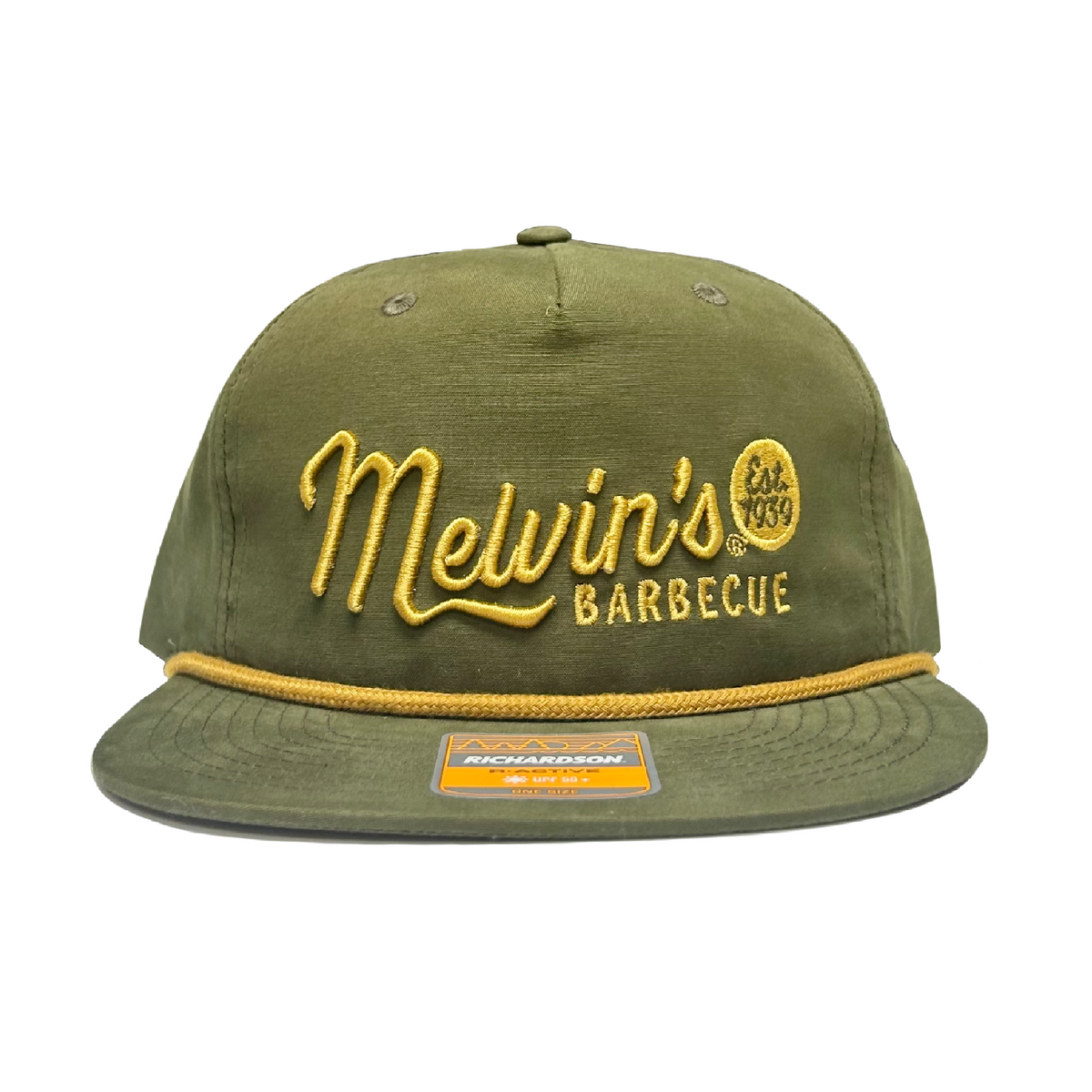 Melvin's Olive Green Richardson Rope Hat – Melvins BBQ