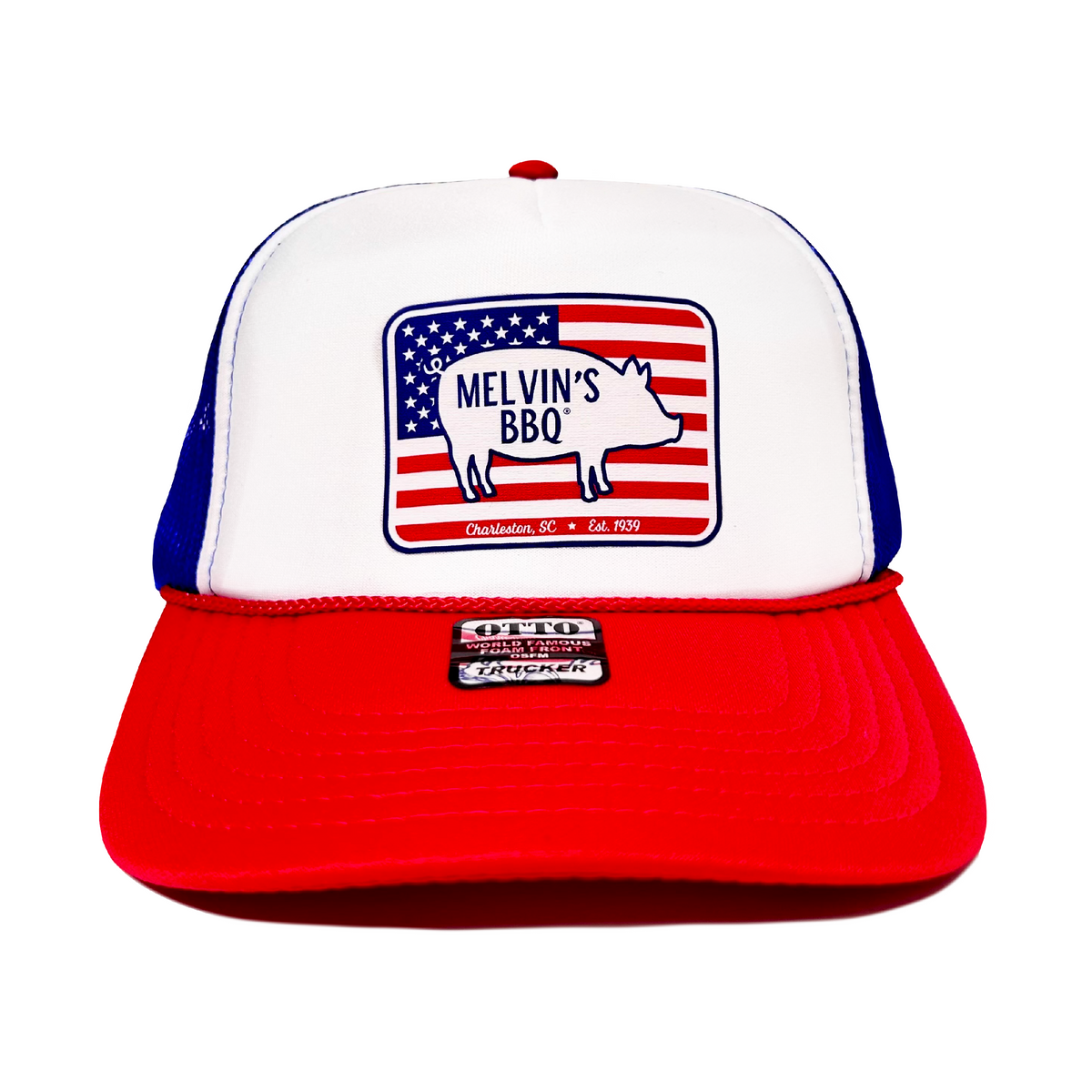 Melvin's Pig Flag Otto Foam Rope Hat – Melvin's BBQ